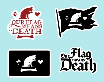 OFMD Sticker Pack Our Flag Means Death Weatherproof - Etsy