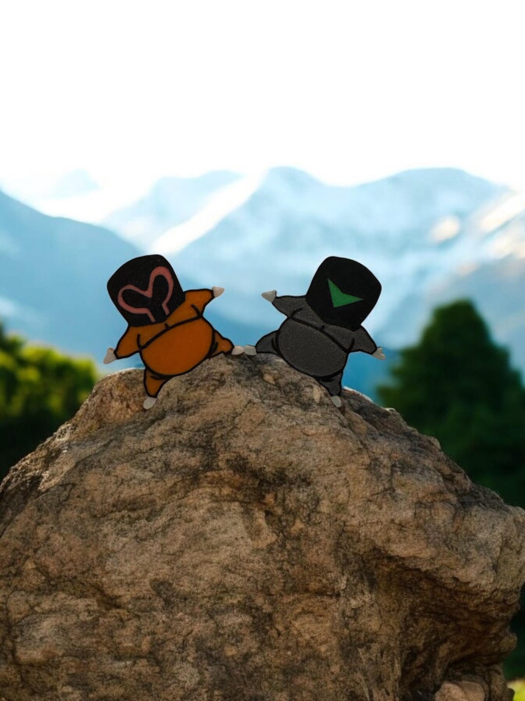 Wobble and Dark Wobble Pins Ganja White Night - Etsy