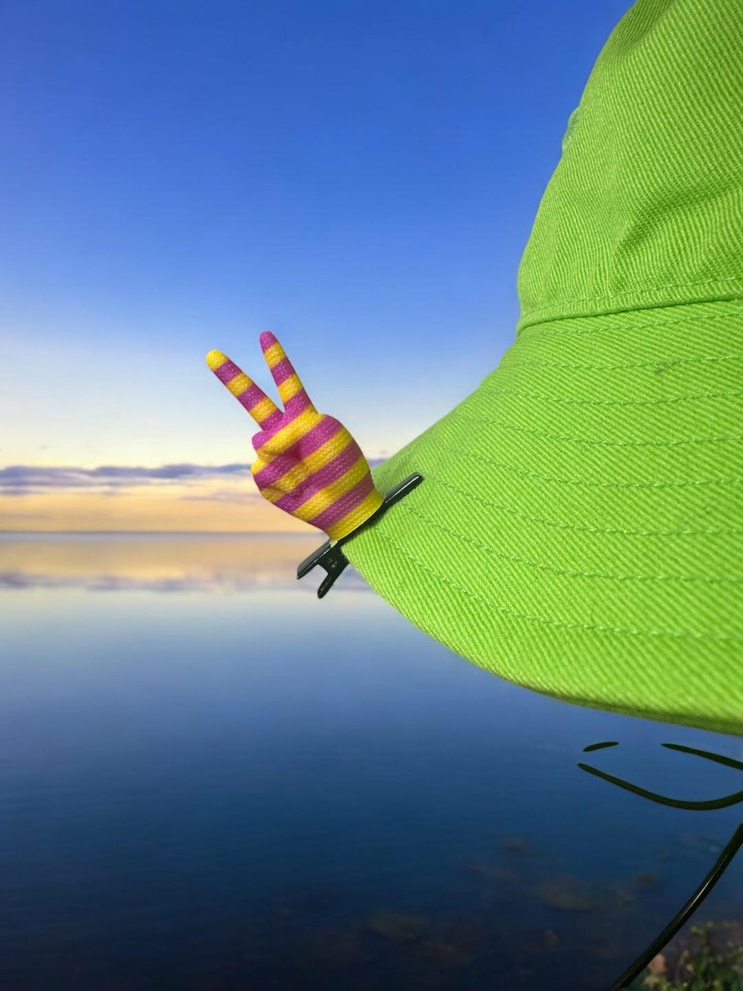 Knitted Peace Sign Sprout! Customize Your Colors! - Etsy