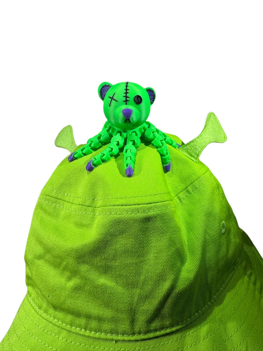 Level up Inspired Octo Flexi! *mini Size!* With Optional Hat Pin! - Etsy