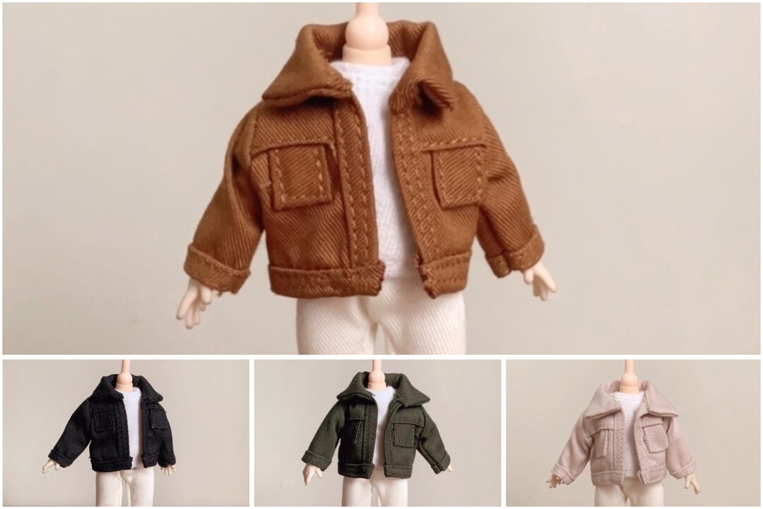 Pocket Jacket - Nendoroid Doll Clothes for Ob11 Obitsu, YMY, Doll, BJD ...