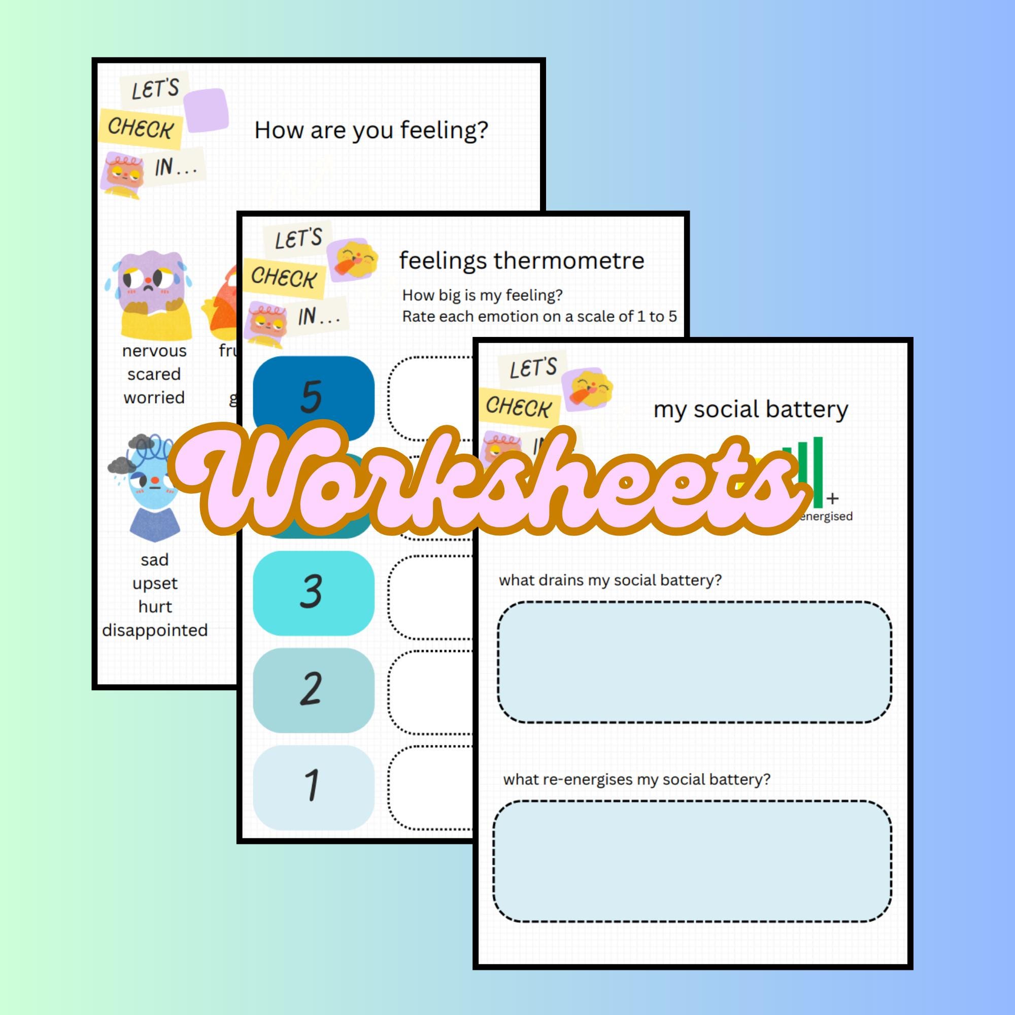 Printable Psycho-education Worksheets for Parents | Child Development ...