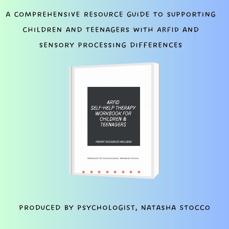 ARFID Workbook, Food Chaining, Sensory Processing Guide - Etsy