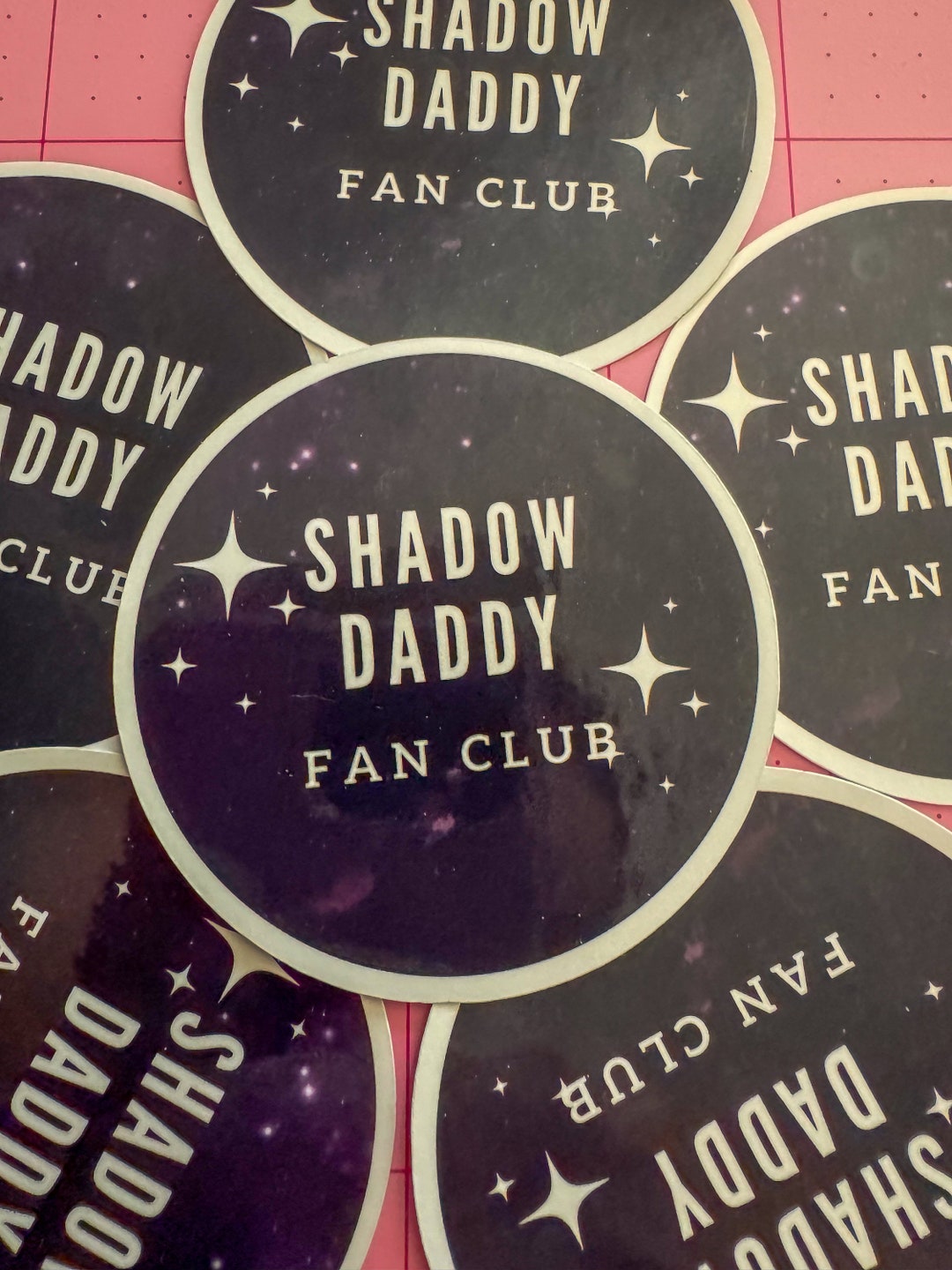 Shadow Daddy Fan Club Sticker and Bookmark - Etsy