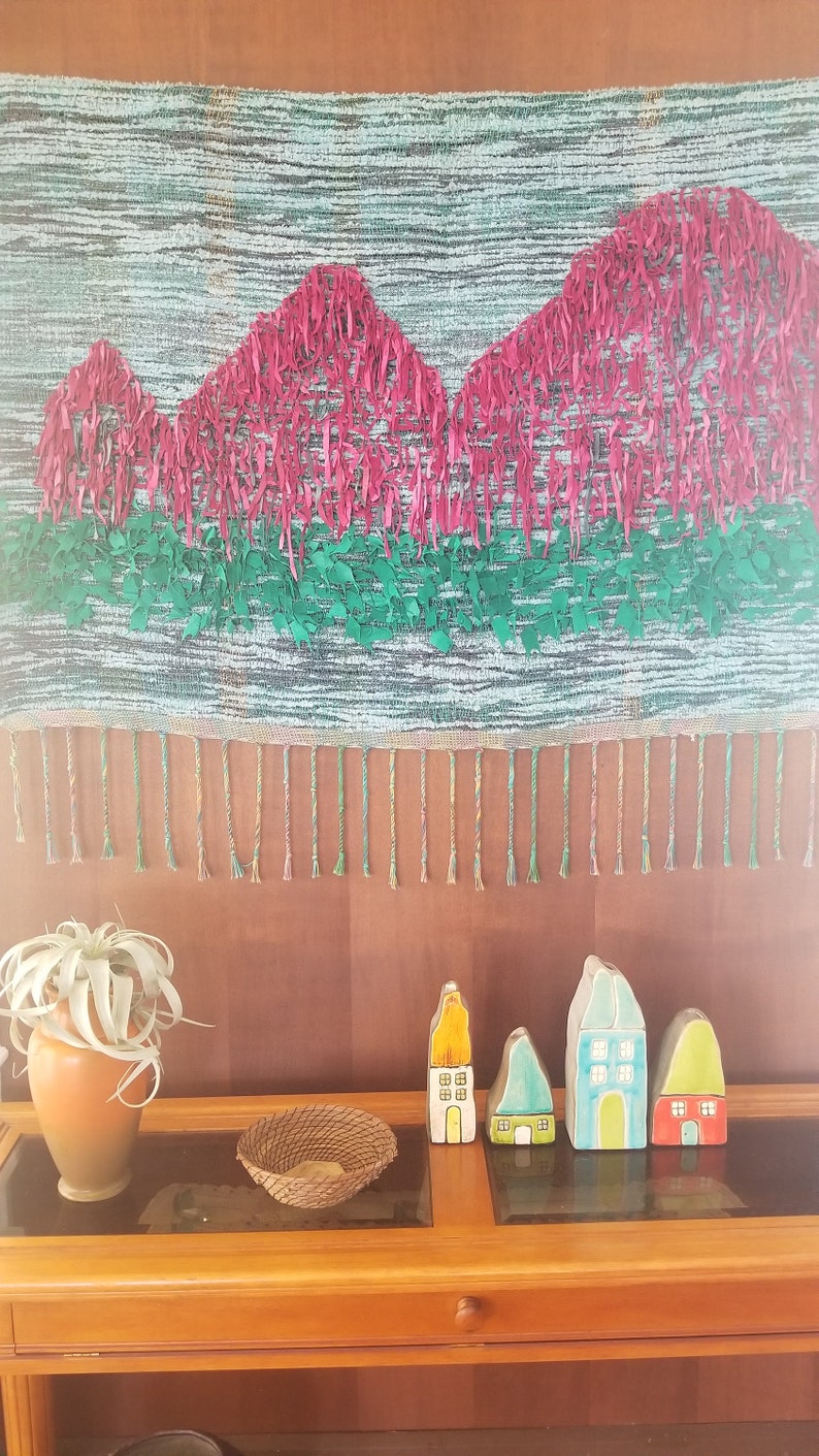 Ikat Woven Art by Narda Capuyan Reduced Price! Price Reduced!! - Etsy