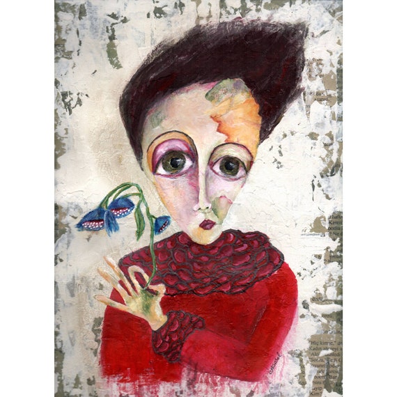 Abstract Self Portrait Collage