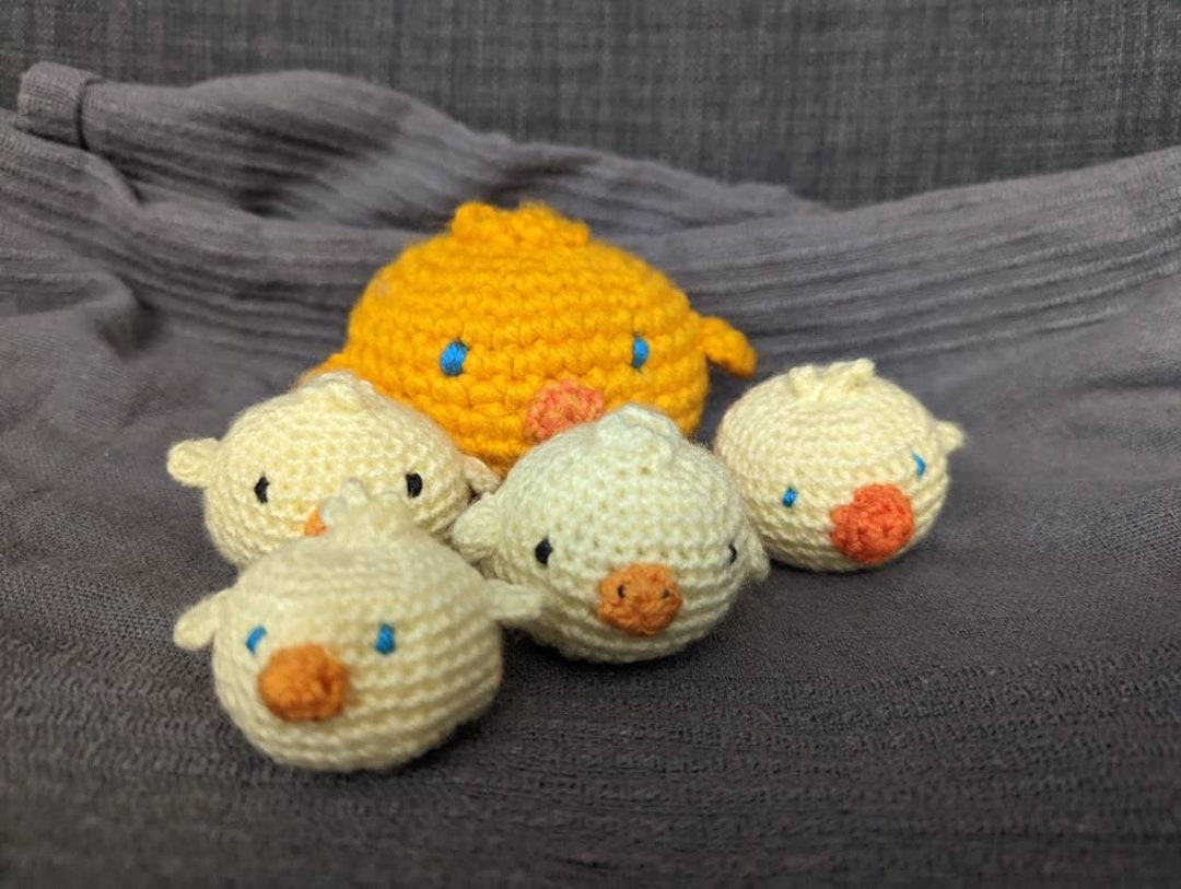 Tiny Rotund Chicken Plush - Etsy