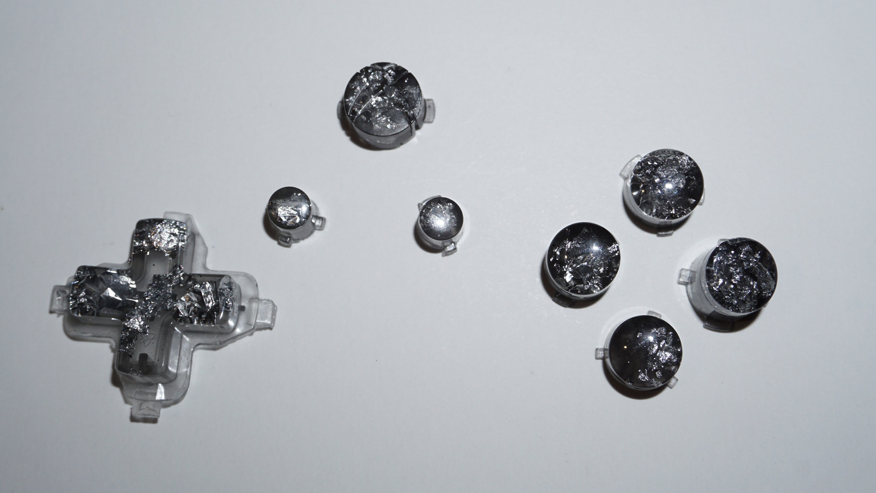 SMOKED SILVER Xbox One Controller Button Set — SELSTOR CONTROLLERS