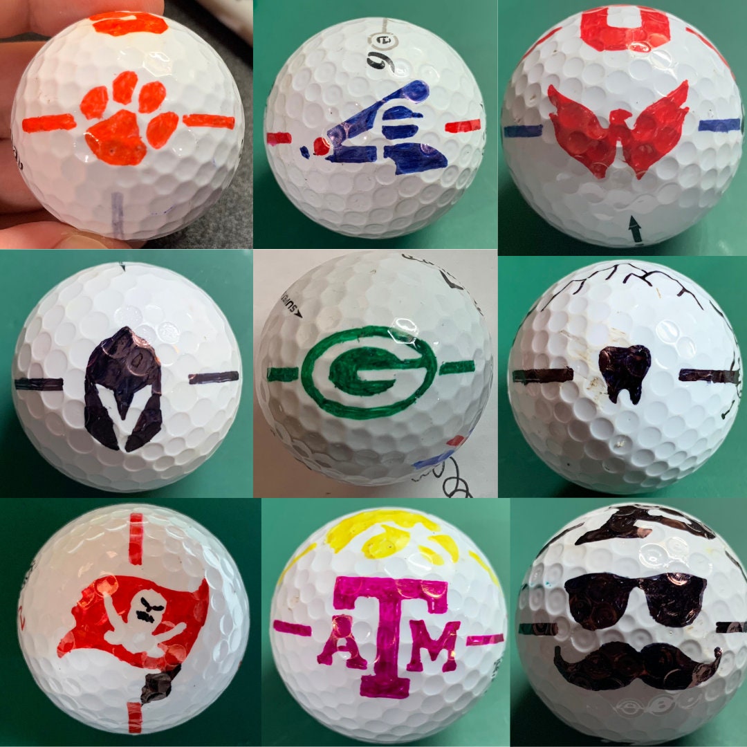 Custom Team Brand or Personalized Golf Ball Logo - Etsy
