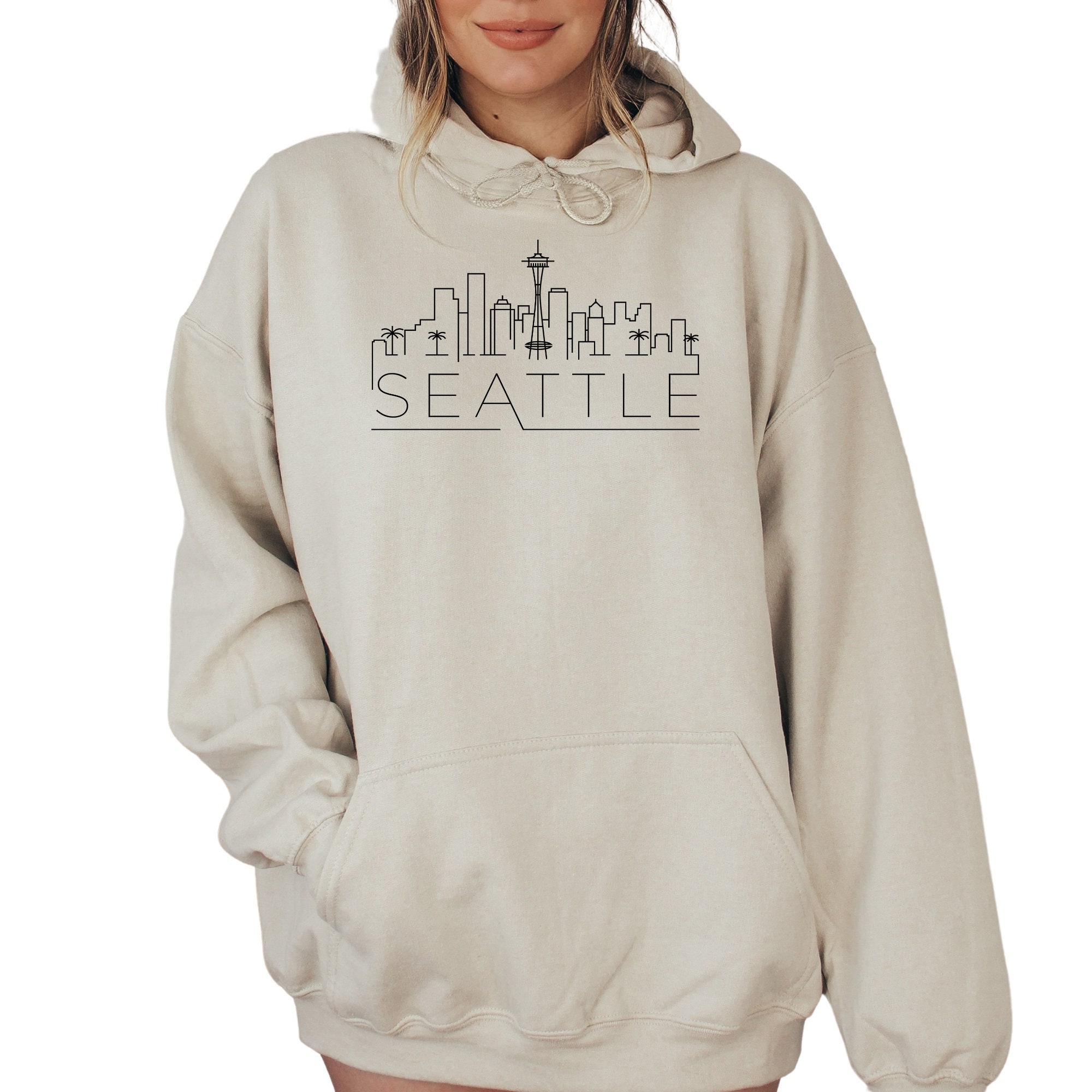 Seattle Sweatshirt, Seattle Washington Soft Sweatshirt, Mothers Day ...