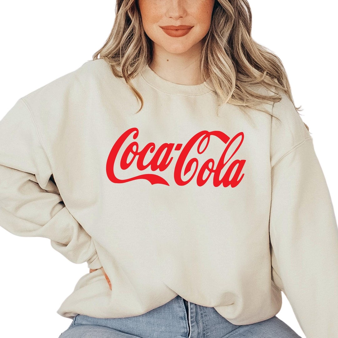Coca Cola Logo Sweatshirt, Gift for Coca Cola Lover, Coca Cola ...