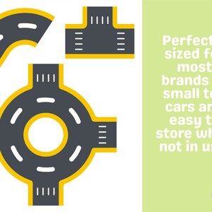 Printable Road Segments for Pretend Play, Roads for Toy Cars, Pretend ...