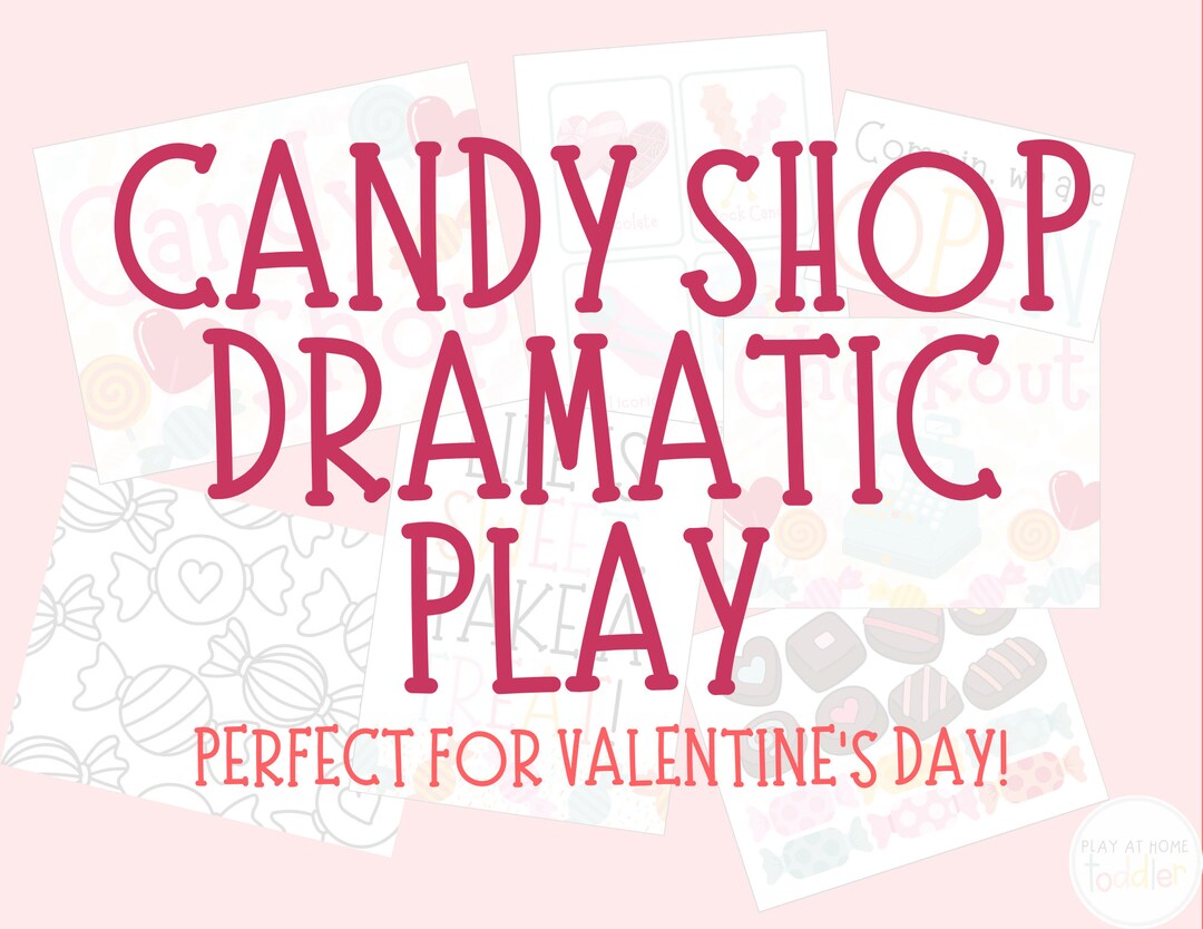 Candy Shop Dramatic Play Set Creative Play Candy Shop Preschool