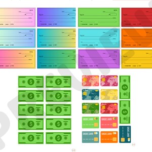 Pretend Play Store Set: Printable Money, Cards, & Signs (digital ...