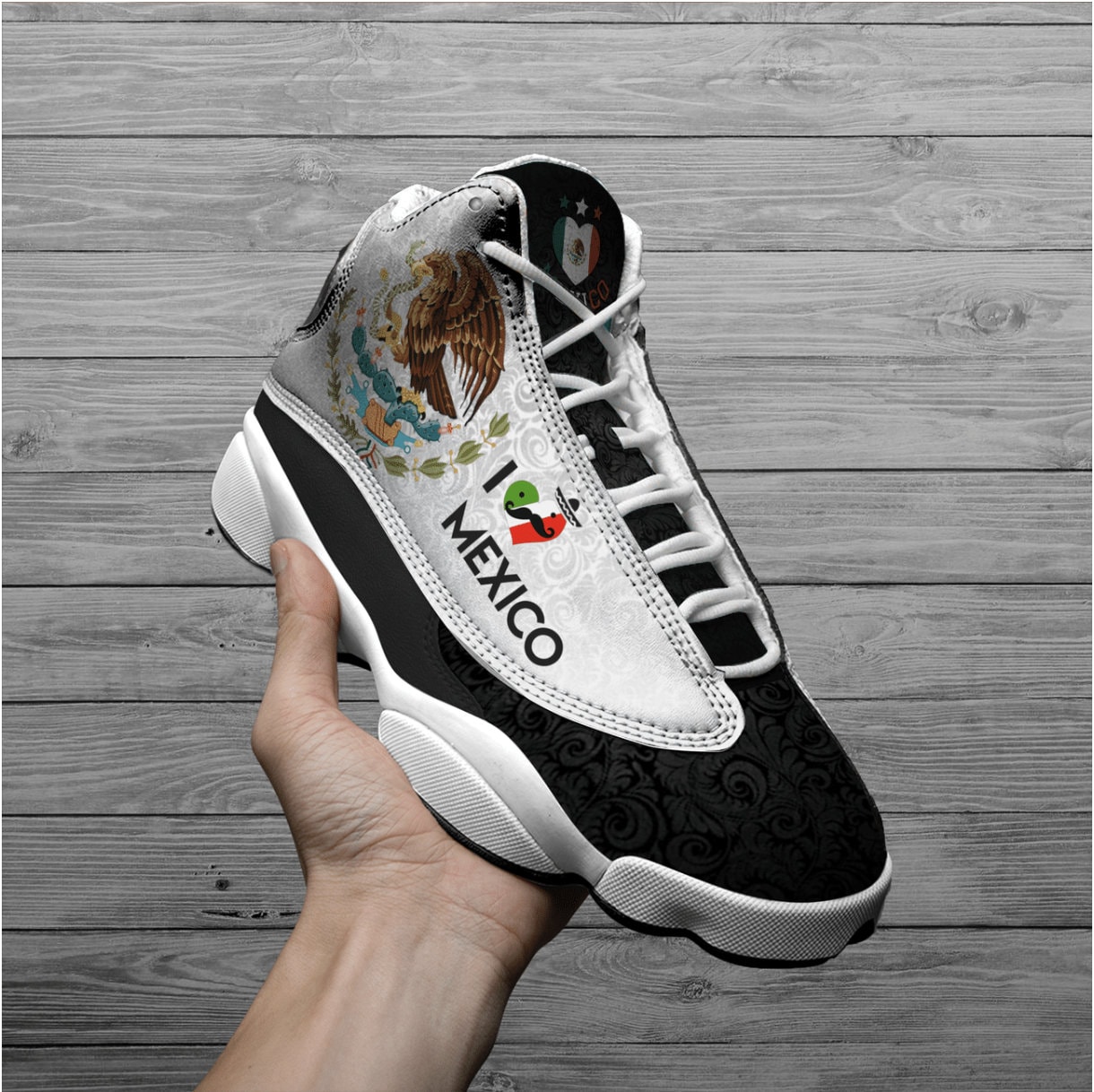 Mexiko High Top Jordan 13 Schuhe Mexiko Sneakers Mexiko | Etsy