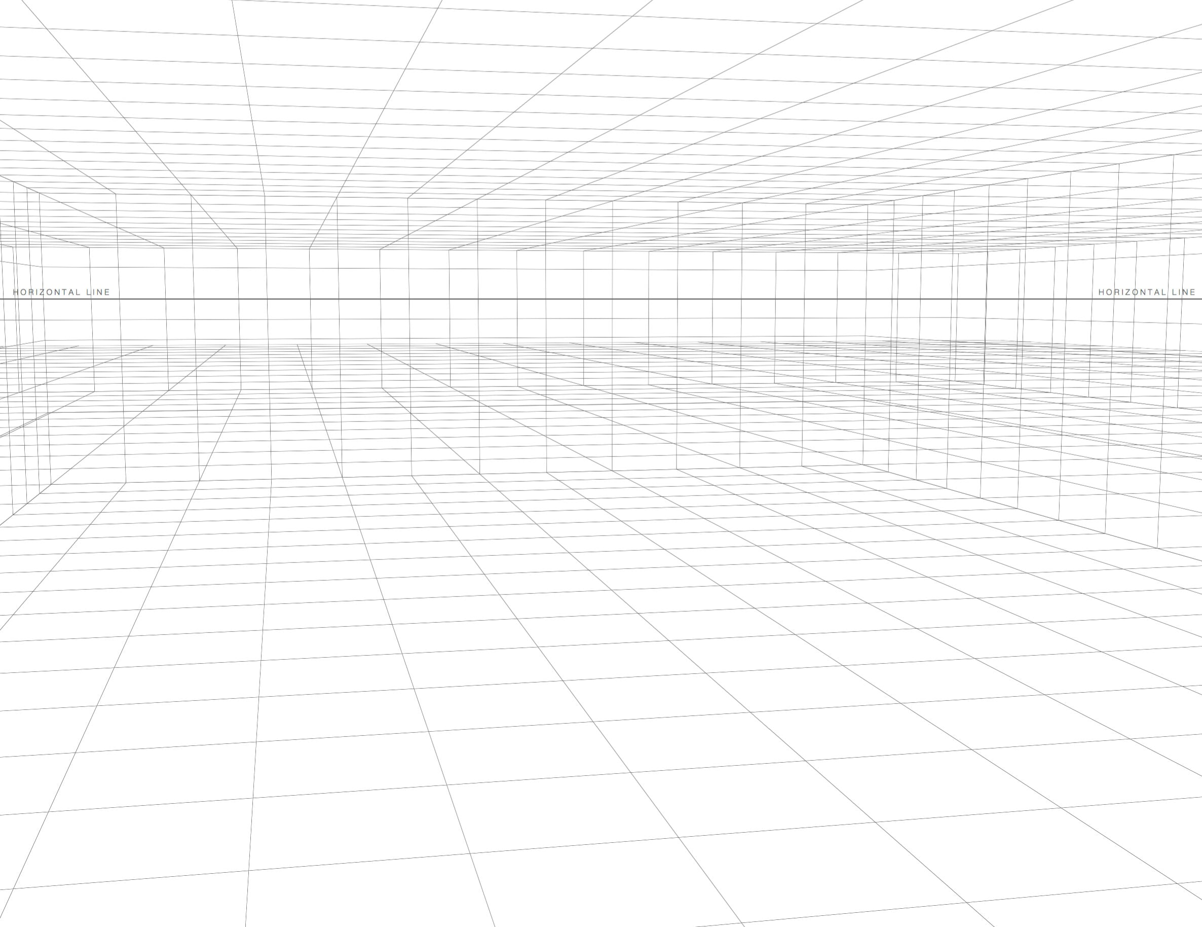 3D Perspective Graph Paper | Printable PDF - Etsy