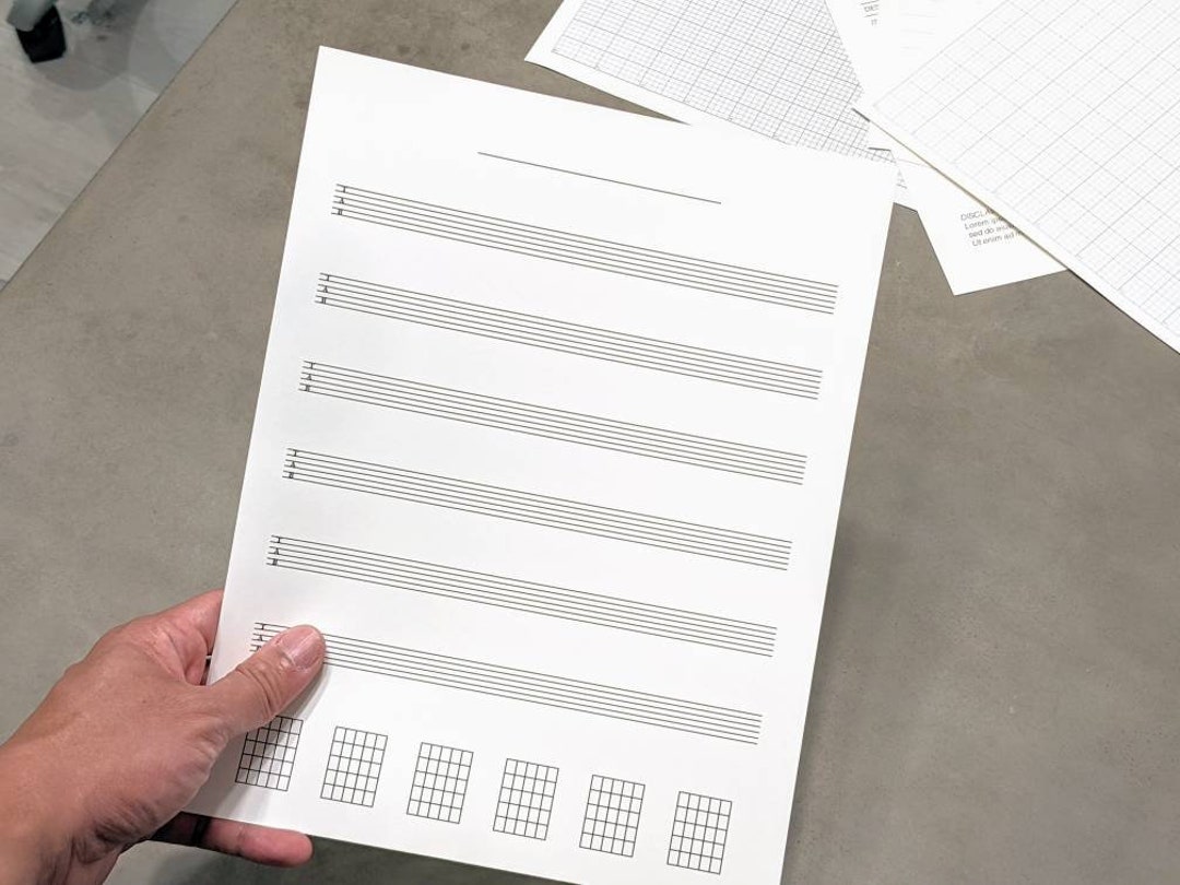 Guitarist Music Sheet Package | Printable PDF - Etsy