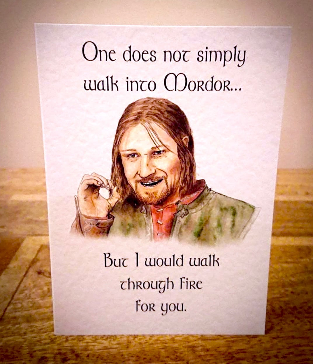 Boromir One Does Not Simply Blank