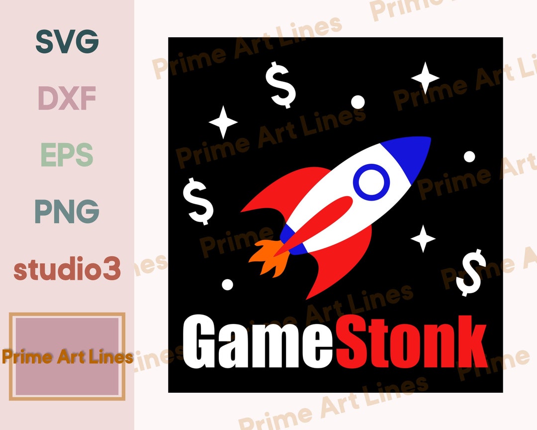 Gamestonk SVG, Gamestonk Png, Gamestop, Gmestock, Elon Musk, Wall ...