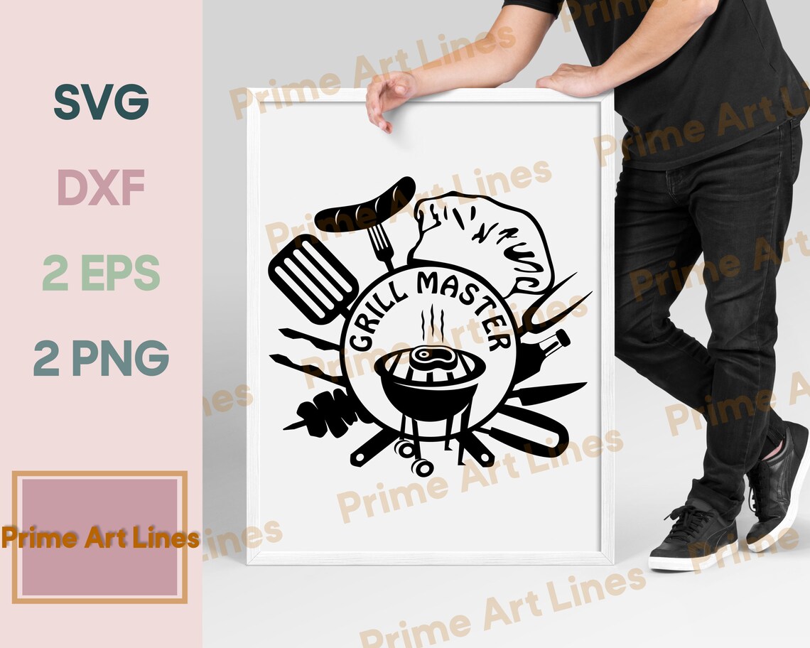 Grill Master SVG Grilling Svg Bbq Svg Chef Svg Barbecue - Etsy