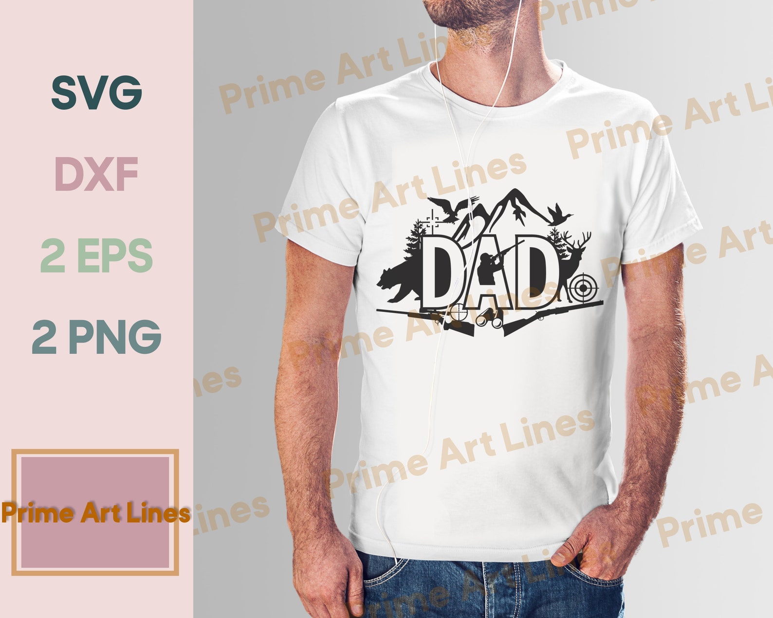 Hunting Dad SVG Dad Hunting SVG Dad Hunter Svg Hunt Svg | Etsy