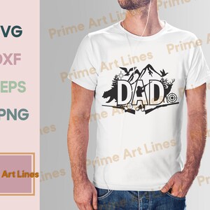 Hunting Dad SVG, Dad Hunting SVG, Dad Hunter Svg, Hunt Svg, Deer ...
