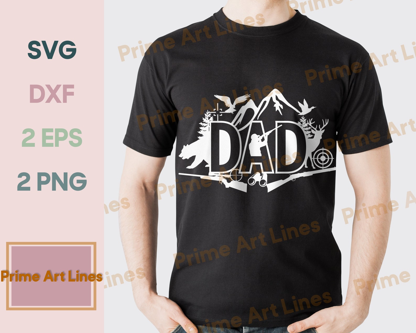 Hunting Dad SVG, Dad Hunting SVG, Dad Hunter Svg, Hunt Svg, Deer ...