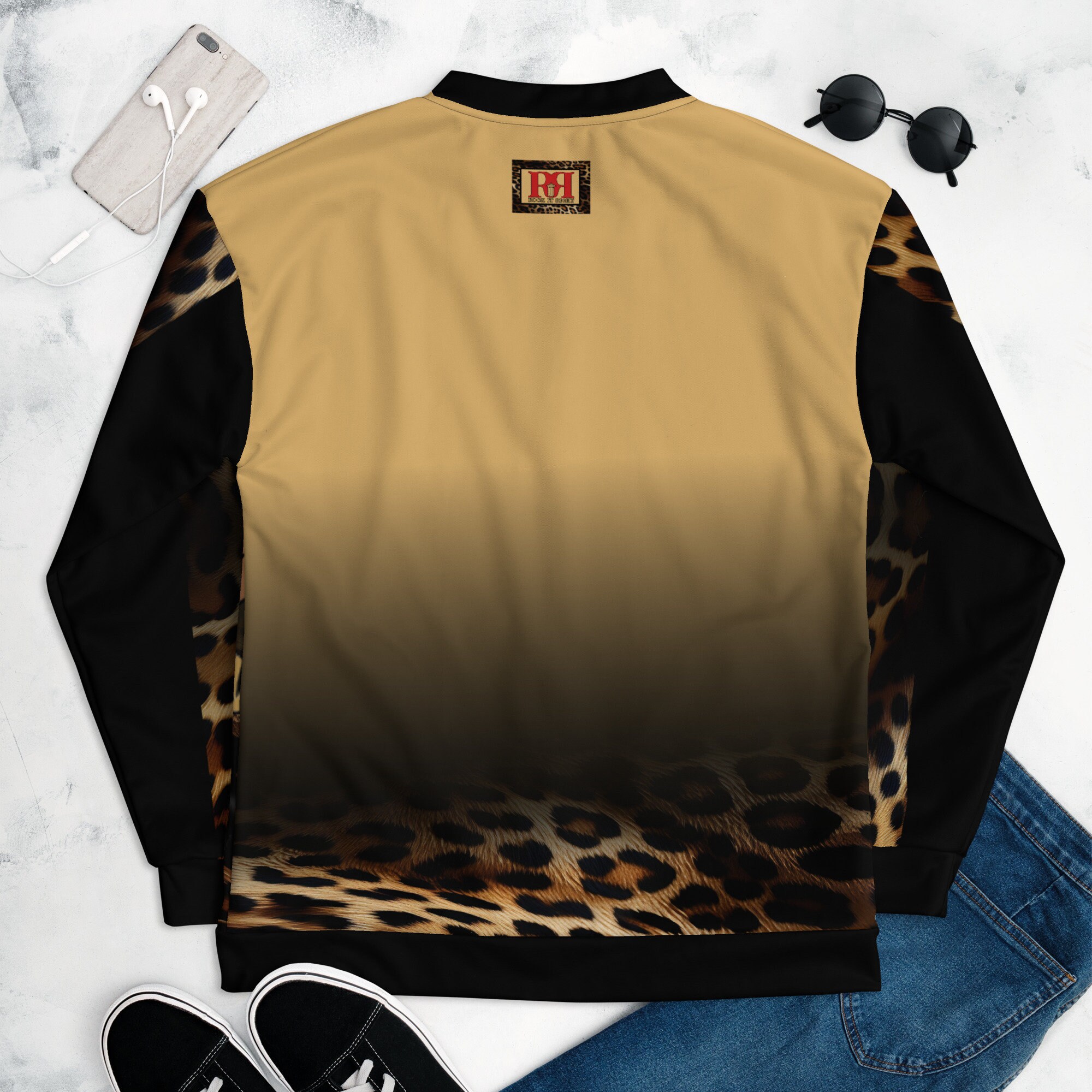 Leopard Betty Boop Bomber Jacket, Betty Boop Women's Bomber Jacket sold ...