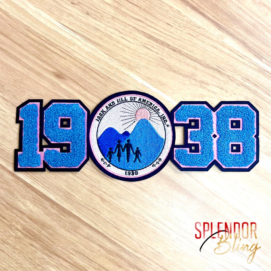 Blue JJOA 1938 & Seal Logo DIY Iron-on Patch - Jack and Jill of America ...