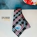 JJOA Pink and Blue Satin Kanzashi Flower Brooch With Crystal Center and ...