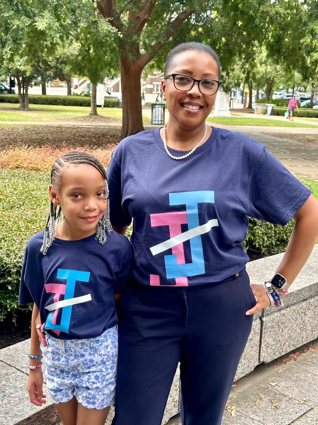 Adult JJOA Navy W/interlocking JJ T-shirt - Jack and Jill of America - Etsy