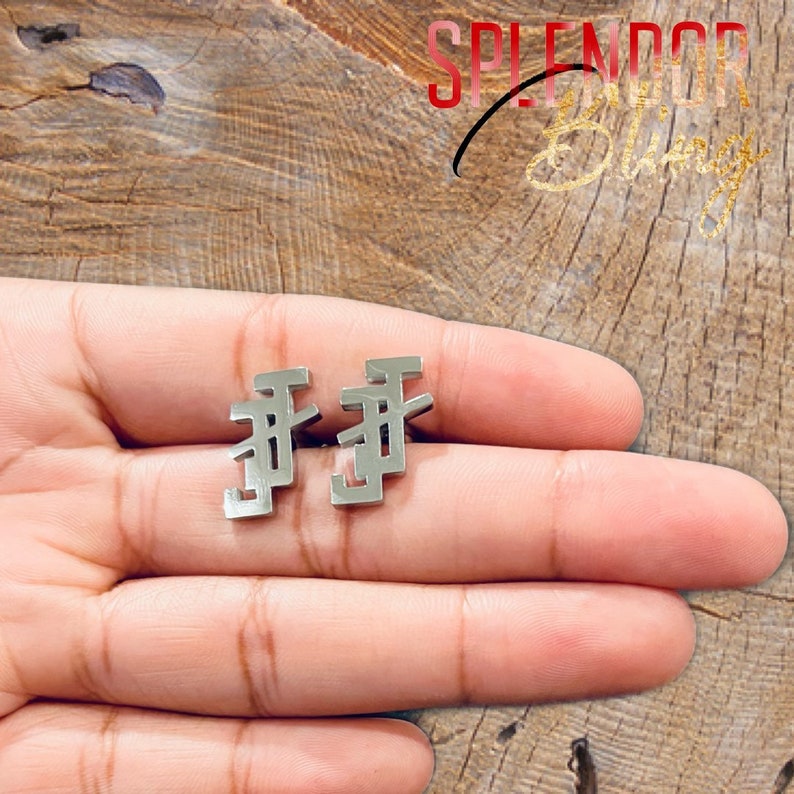 JJOA Men’s Cuff Links - Silver or Gold - Interlocking J Logo - Etsy