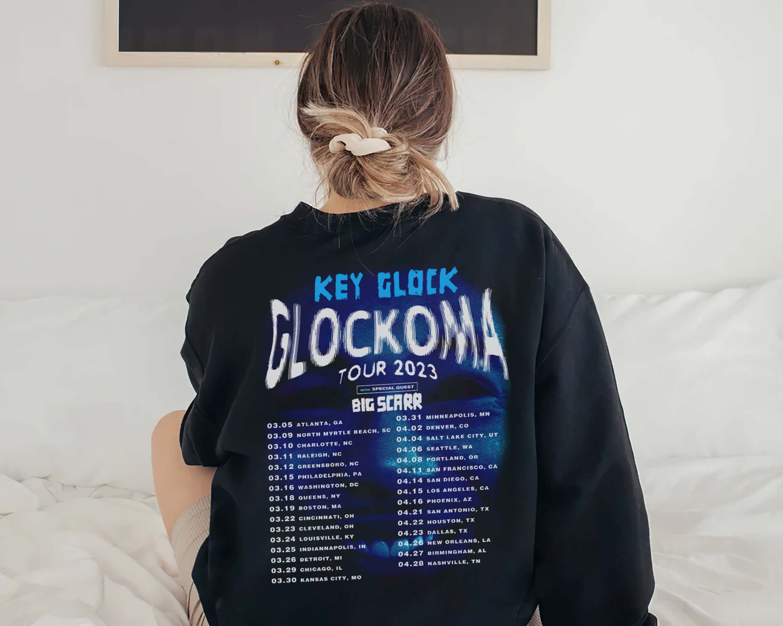 Vintage Key Glock Shirt, Key Glock Retro Shirt, Key Glock 2023 Tour