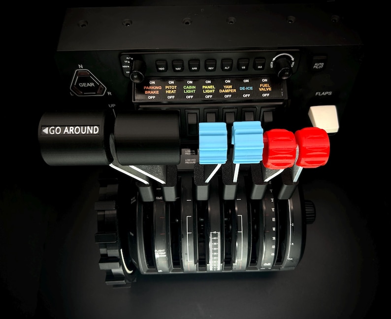 Beechcraft Baron G58 Flight Control Set | Realistic Aluminum Levers ...