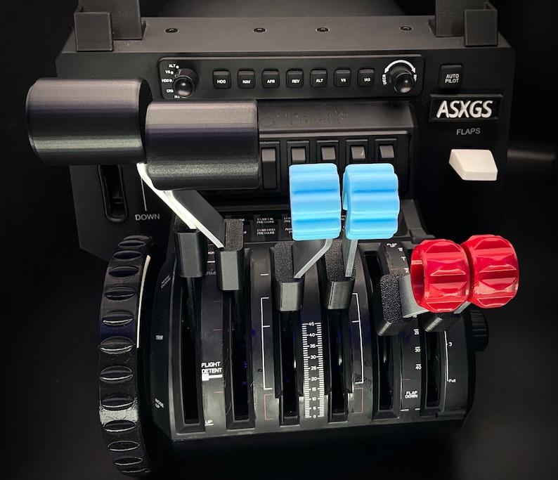 King Air 350 Style Twin Engine Flight Controls | 60 Duke | Metal ...