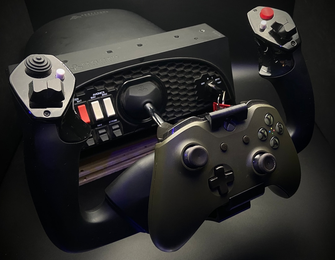 Xbox One Elite Controller Mount for Honeycomb Alpha Yoke | Flight ...