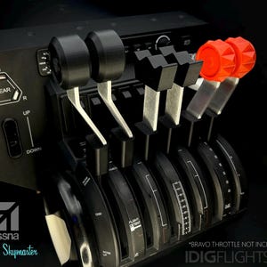 Cessna 337 Skymaster | "real Feel" Aluminum Lever Flight Control Set ...