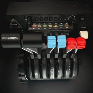 Beechcraft Baron G58 Flight Control Set | Realistic Aluminum Levers ...