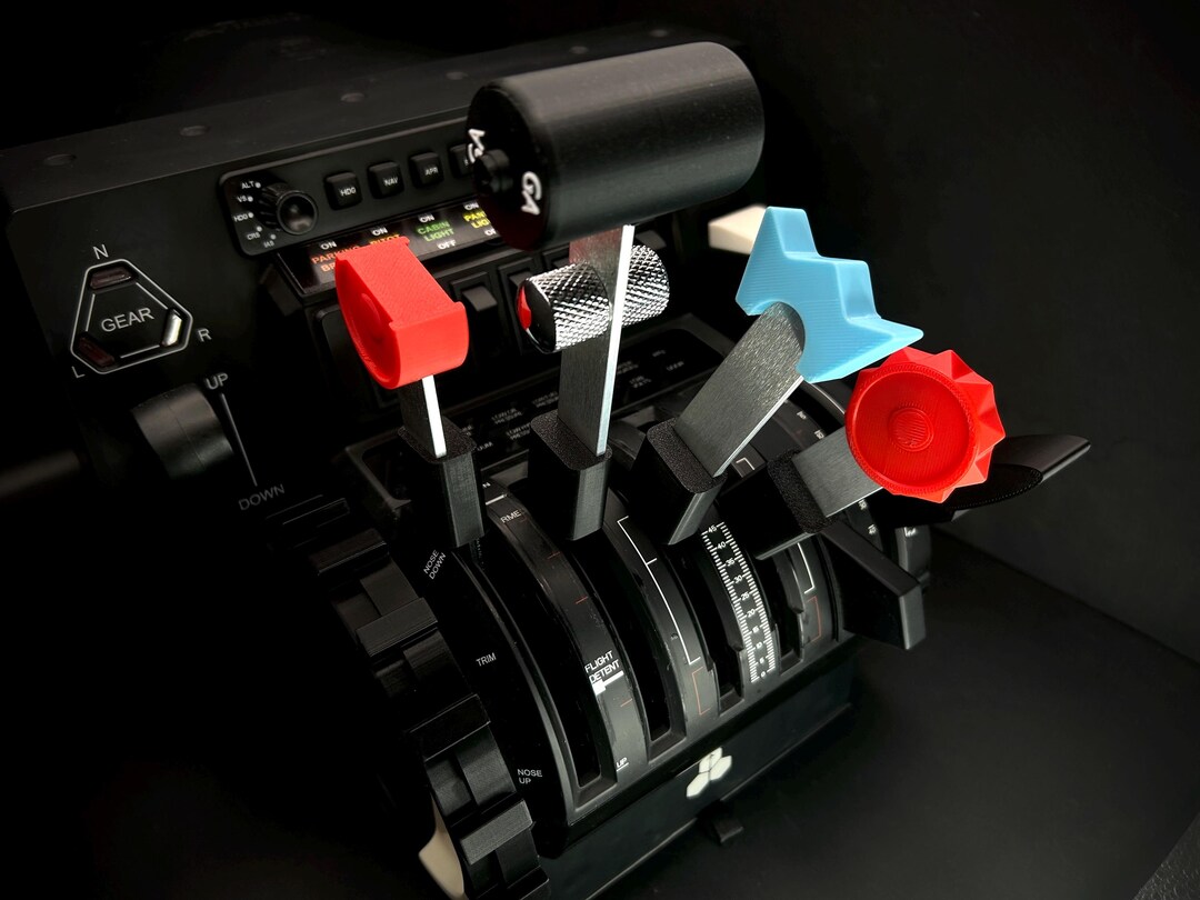 Cessna 208B Caravan (5 Piece) | "real Feel" Aluminum Flight Sim Control ...