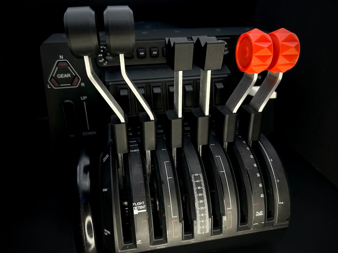 Cessna 337 Skymaster | "real Feel" Aluminum Lever Flight Control Set ...