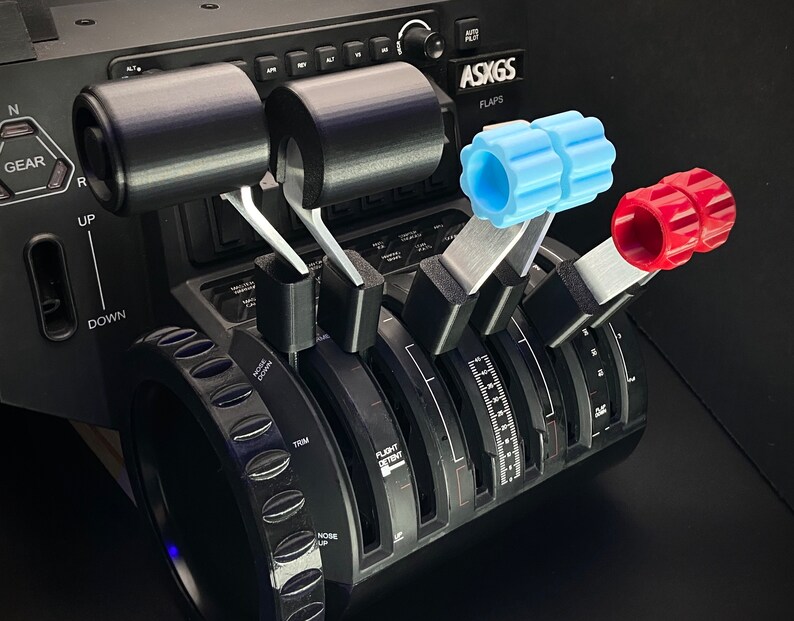 King Air 350 Style Twin Engine Flight Controls | 60 Duke | Metal ...