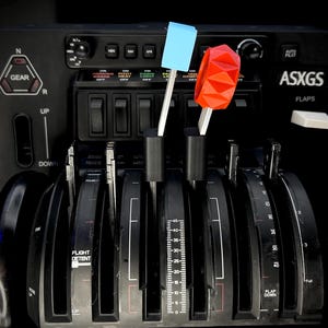 Cessna 208B Caravan Flight Controls | Prop and Mixture | Add on Levers ...