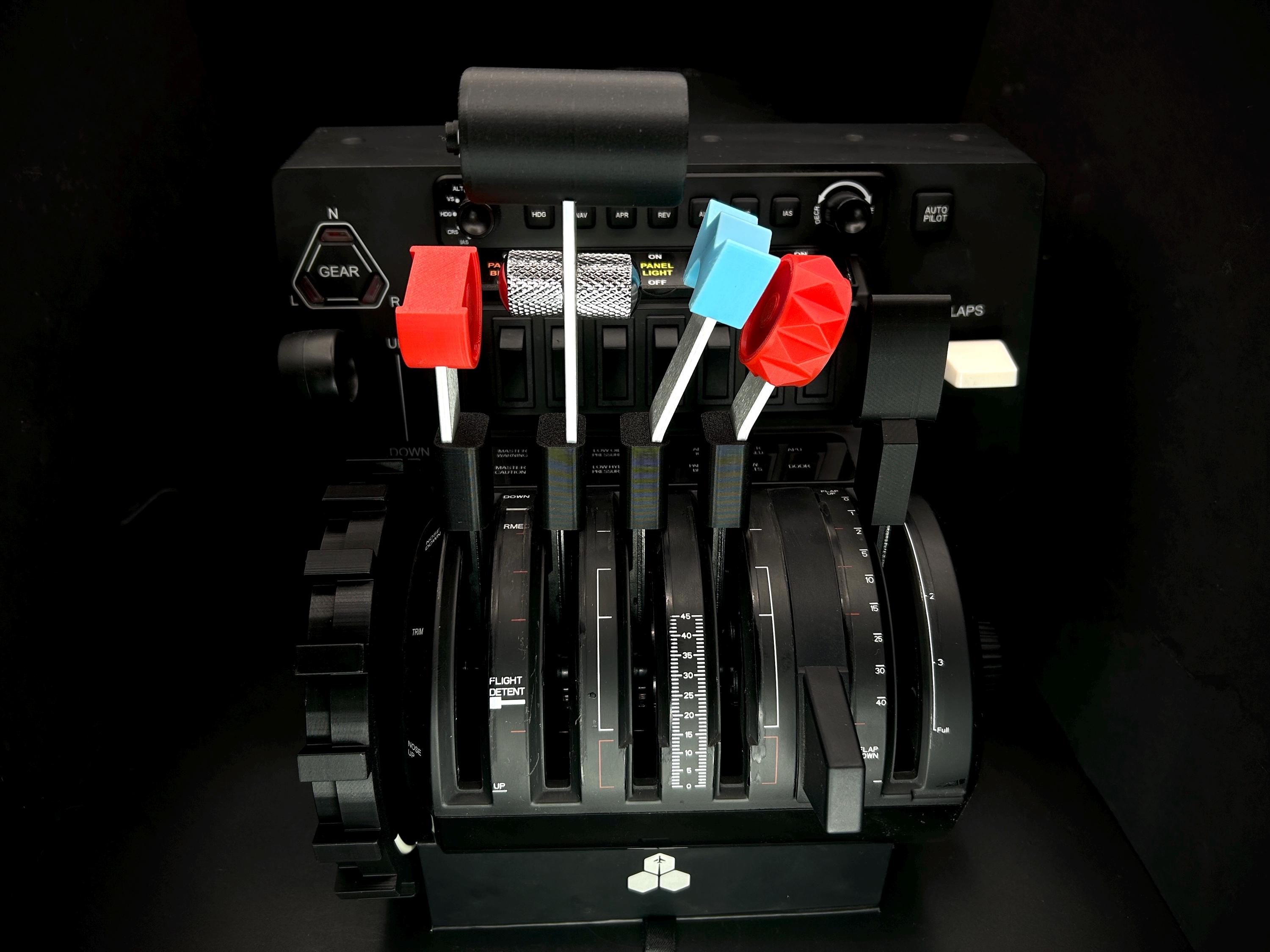 Cessna 208B Caravan Professional (5 Piece) Simulator Flight Controls ...