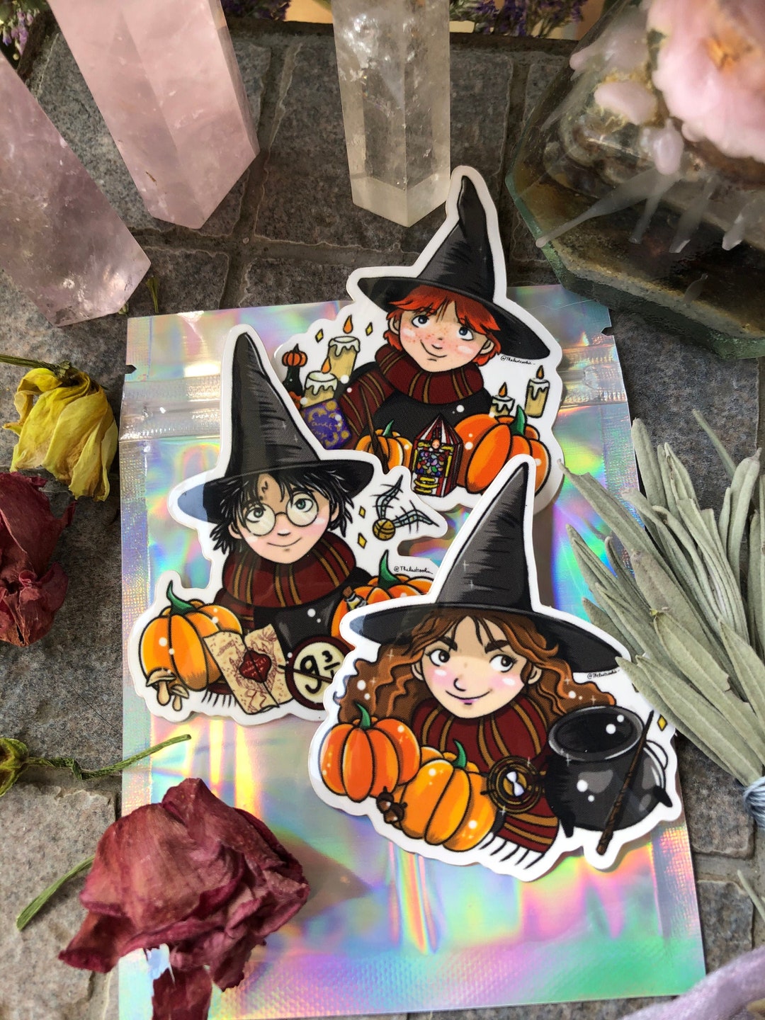 Golden Trio Stickers - Etsy