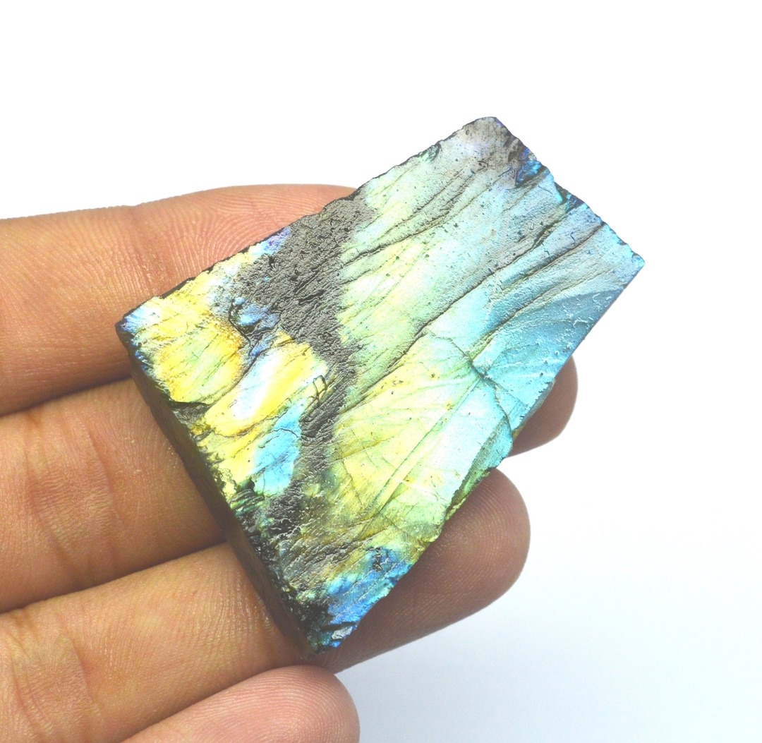 Immaculate Amazing Quality Labradorite Slice Gemstone Multi - Etsy