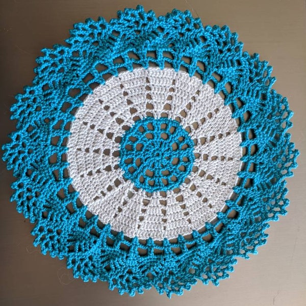 Blue Doily - Etsy