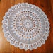 Large Beautiful Lilac-gray Crocheted Doily - Etsy