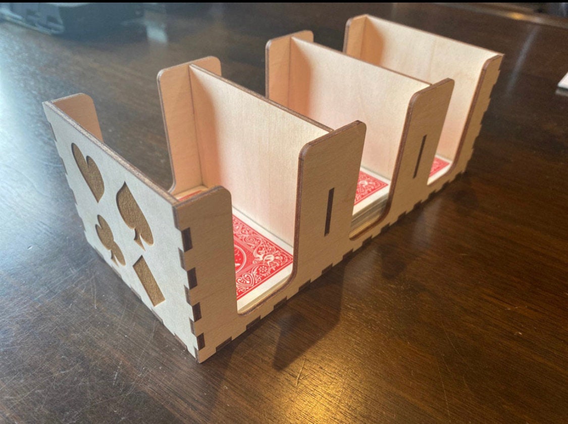 Hand and Foot Card Box and Tray - Etsy