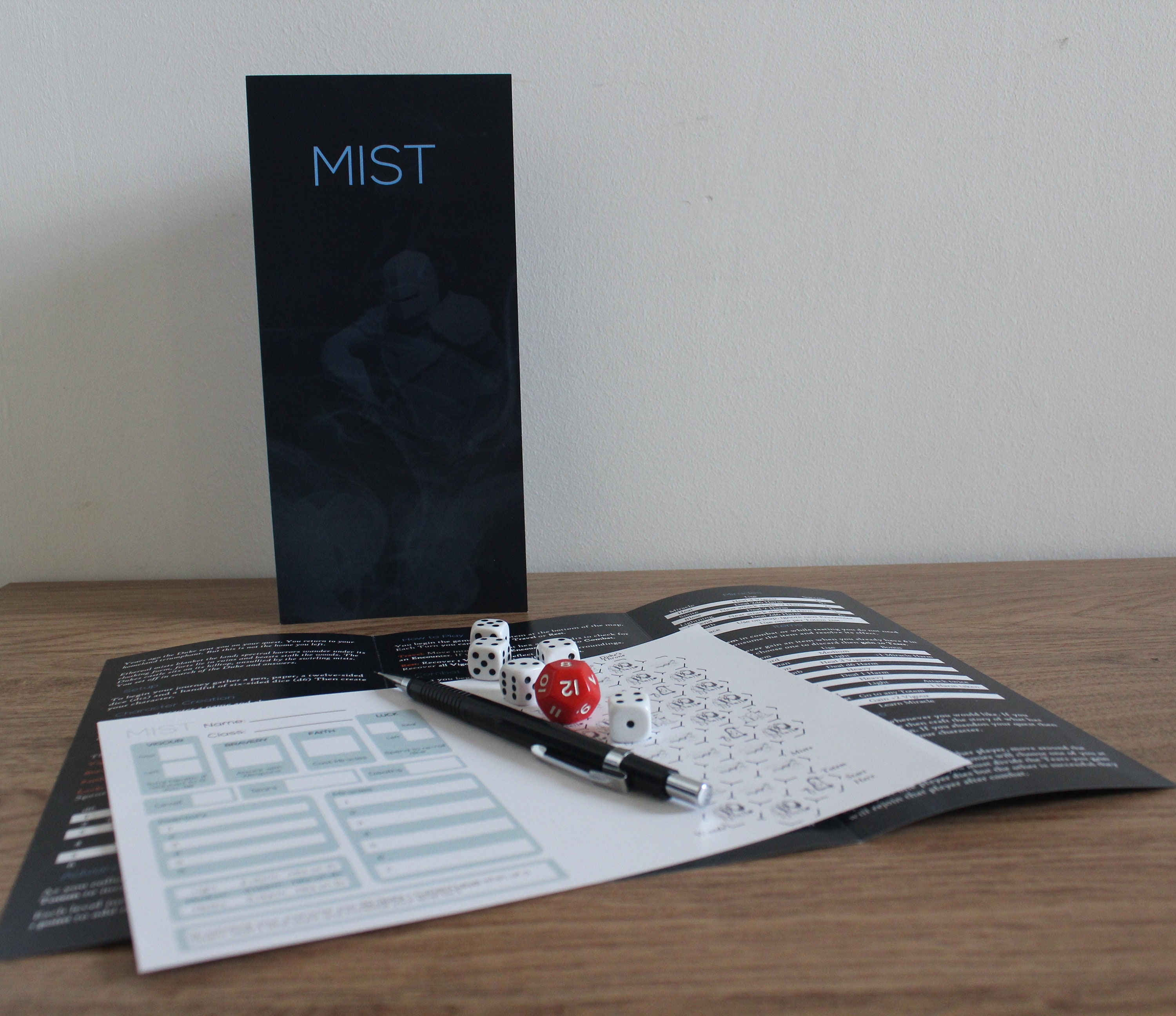 MIST - Rules-lite Trifold RPG - Etsy