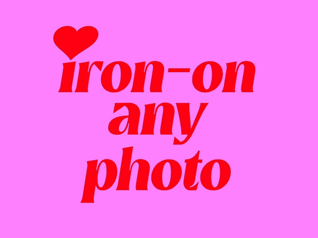 Personalized Custom Iron-on Decals / Vinyl Heat Transfer Decals / Add ...